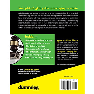 Estate & Trust Administration For Dummies