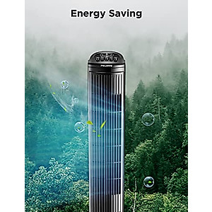 PELONIS 30 Inch Oscillating Tower Fan with 3 Speed Settings and Auto-off Timer, Standing Fan PFT28A2BBB, Black