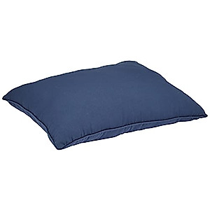 Amazon Basics Deep Seat Outdoor Patio Seat and Back Cushion Set 25 x 25 x 5 inches and 28 x 22 x 5 Inches, Insignia Blue