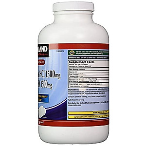 Kirkland Signature Glucosamine with MSM, 375 Tablets (2 Pack)