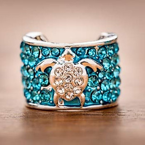 Charmed Crystal Stethoscope Charm - Turtle