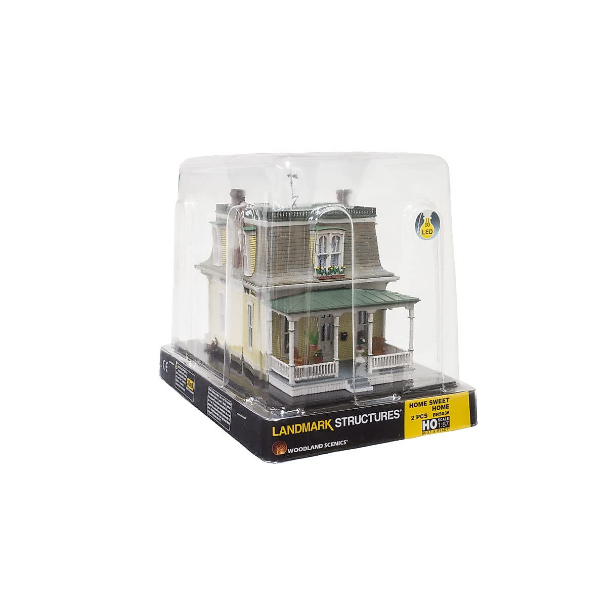 Woodland Scenics Built-N-Ready Home Sweet Home 2-Story Building HO scale