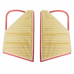 2 Filter Set for Bentley Continental GT GTC Flying Spur W12 Replace 3W0129620B & 3W0129620C