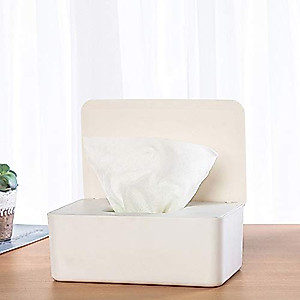 7.2inch Wipes Dispenser, Modern Rectangular Wipe Container with Sealing Design Portable Keeps Wipes Fresh, Non-Slip Easy Open/Close Wipes Pouch Case