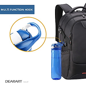 DEARART 26oz Blue Water Bottles With TRITAN, BPA FREE, Leakproof and One Hand Operation, Drink Quickly