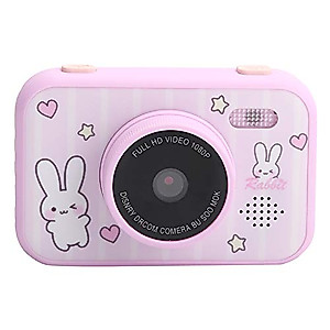 wendeekun Kids Camera,Kids Selfie Camera,3.5in HD Eye Protection Screen MP3 Player Photography Toy Birthday Gift for Children(Pink)