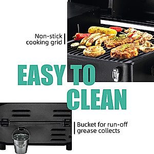 Z GRILLS Portable Pellet Smoker, Small Mini Grill for BBQ, Camping, Tailgating, RV, CRUISER 200A