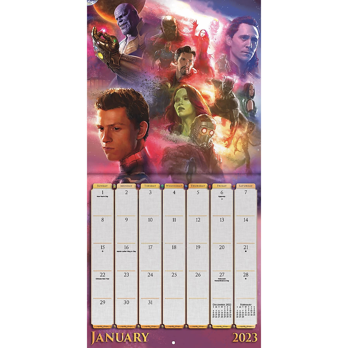 2023 Marvel Infinity Saga Collector's Edition Calendar