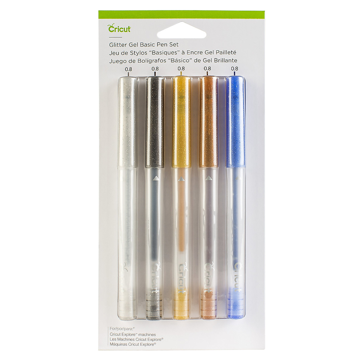 Cricut Glitter Gel Pen Set, Basics