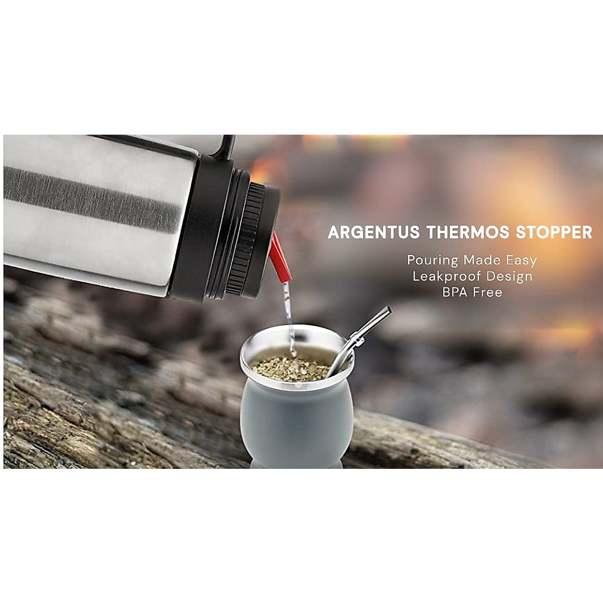 Stanley Thermos Stopper Pico de Mate Replacement Part Classic Vacuum Insulated Wide Mouth Bottle (1.1QT, 2QT)