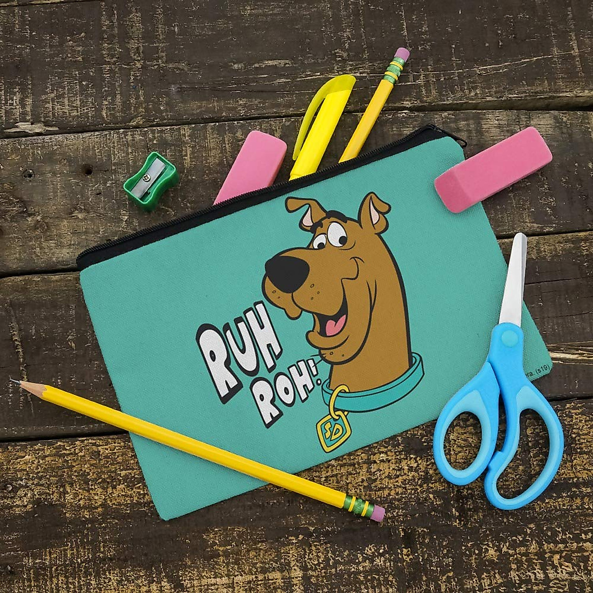Scooby-Doo Ruh Roh Pencil Pen Organizer Zipper Pouch Case