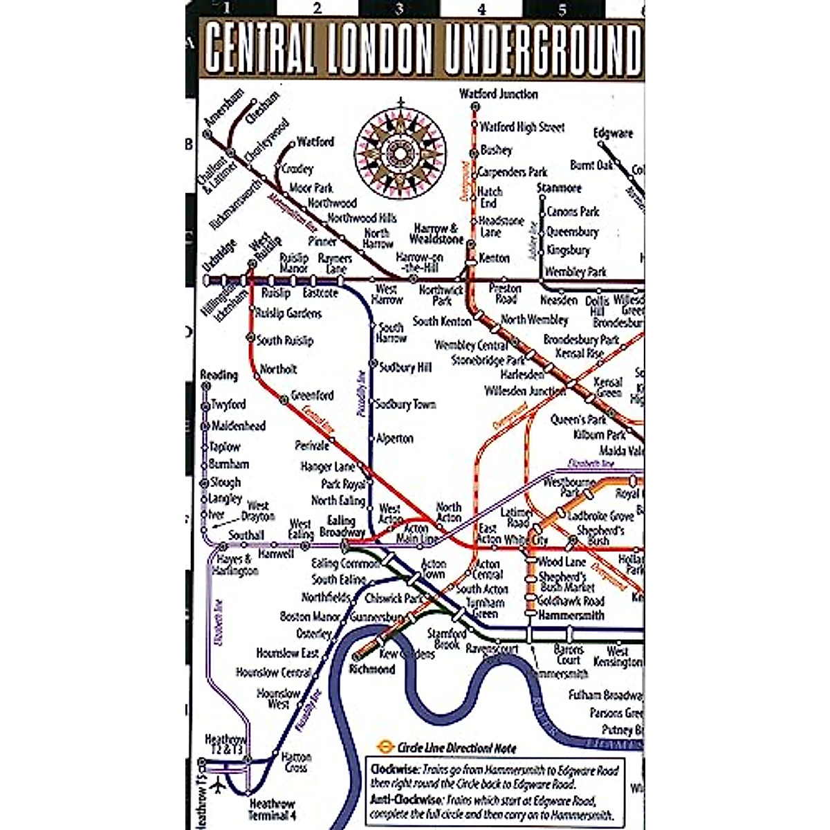 Streetwise London Underground Map: Laminated Map of the London Underground, England (Michelin Streetwise Maps)