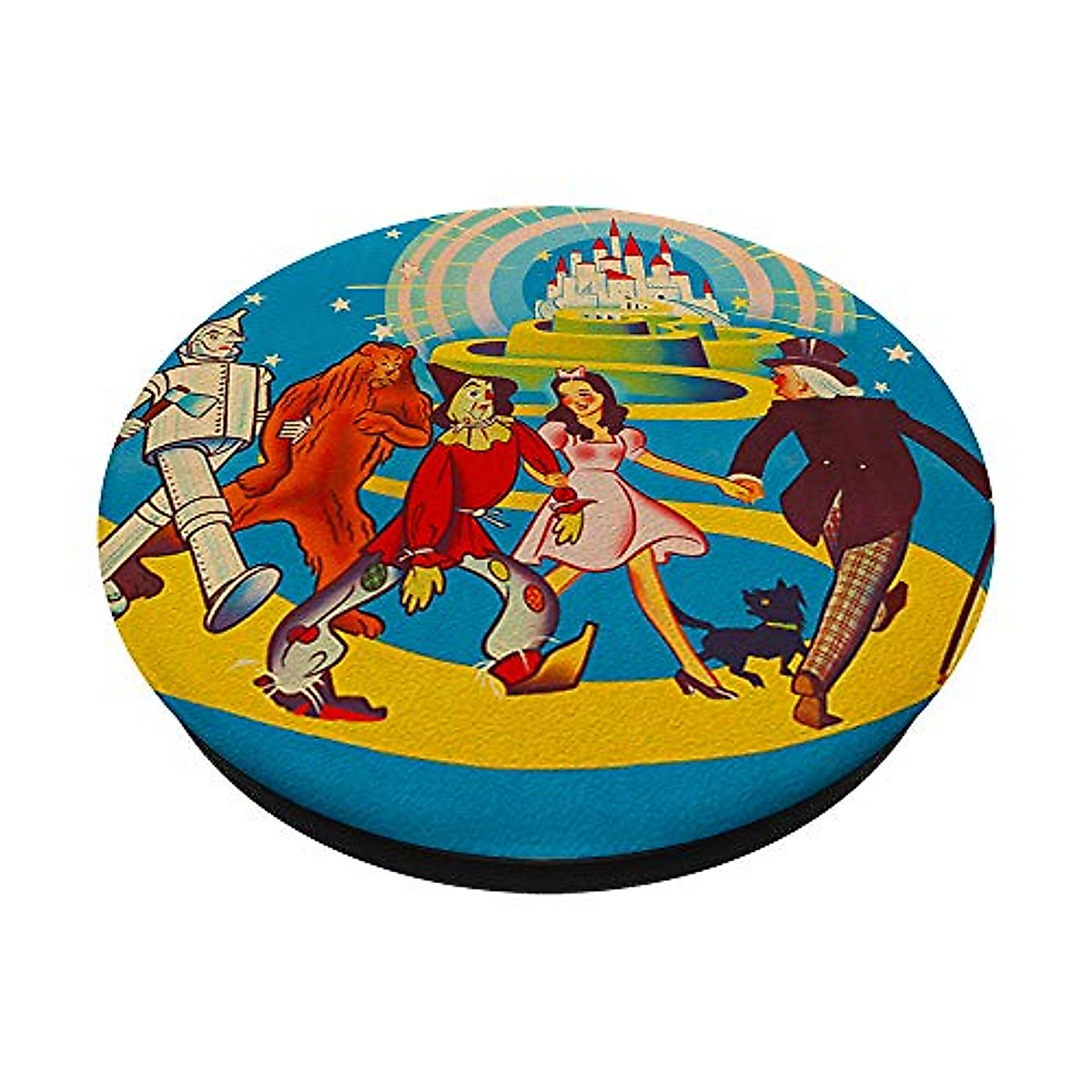 Wizard of OZ Book Art Tin Man Lion Scarecrow Dorothy & Toto PopSockets PopGrip: Swappable Grip for Phones & Tablets