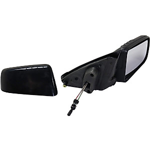 Garage-Pro Passenger Side Manual Remote (Lever Control) Non-Heated Mirror for Ford Focus 2008-2011 with 2 Caps Sedan