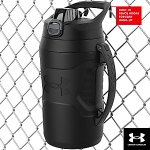 Under Armour Playmaker Sport Jug, Water Bottle with Handle, Foam Insulated & Leak Resistant, 64oz, Breeze Blue