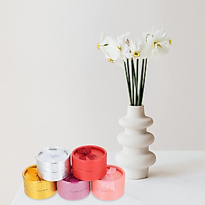 Cabilock 20pcs Box Round Jewelry Box Finger Ring Gift Case Earring Case Organizer Locket Ring Jewellery Gift Boxes Ring Boxes for Jewellery Decor Mesh Lovers Earrings Storage Tray