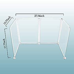 100FIXEO Sneeze Guard Panel Guard Panel for Desk Transparent Partition Board Student Partition Class Tabletop Dining Room Partition Protective Board 4PCS