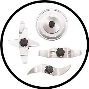 BOSS Cyclone 4-Jar Perfect Mixer Grinder Kitchen Grinding Genius 750 Watt Powerful Motor, 3 Variable Speed with Incher, 110V