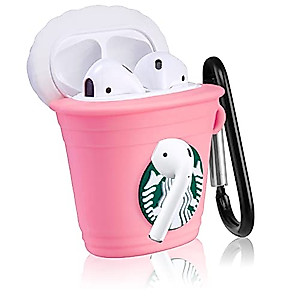 sjiwkso for AirPods 2/1 Case Food Ice Cream Design Funny Drink Cartoon Designer for Airpod Air Pod 1st/2nd Silicone Cover Cases Kawaii Fashion Cool Unique Skin for Boys Girls Kids (Pk)