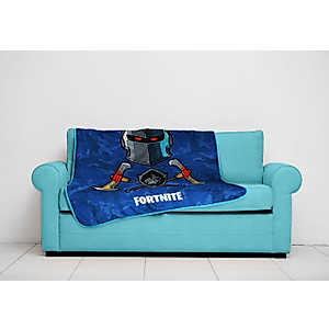 Jay Franco Fortnite Battle Bus 9-Piece Full Bedding Bundle- Includes Bed Set, Throw Blanket, Dec Pillow Cover