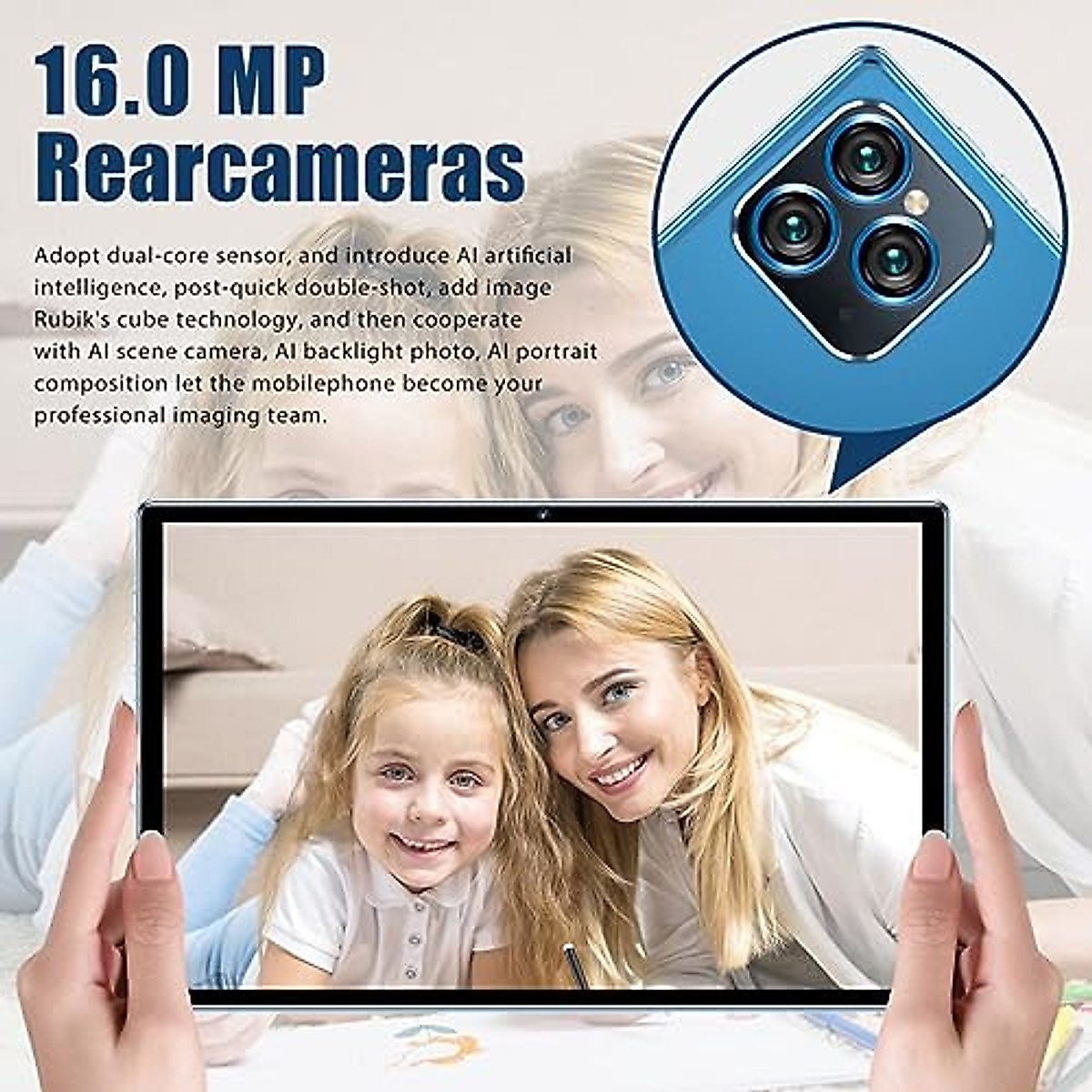 2023 New Global Version Mi Pad 5 Tablet Android 10.1 Inch HD Tablette PC 5G Dual SIM Card or WiFi Google Play Tablets for Laptop Blue 12G 256G