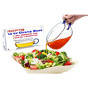 Gravy Boat 10 oz 300 ML Gravy Sauce Boat for Creamer Pitcher cream Jug Gravy Warmer Server，Dishwasher Microwave Oven Safe