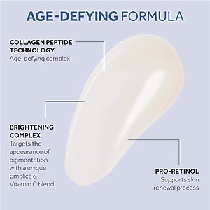 No7 Lift & Luminate Triple Action Face Serum - Collagen Peptide Anti-Wrinkle Serum + Brightening Emblica & Vitamin C Face Serum + Pro Retinol Skin Firming Hyaluronic Acid & Hibiscus (30ml)