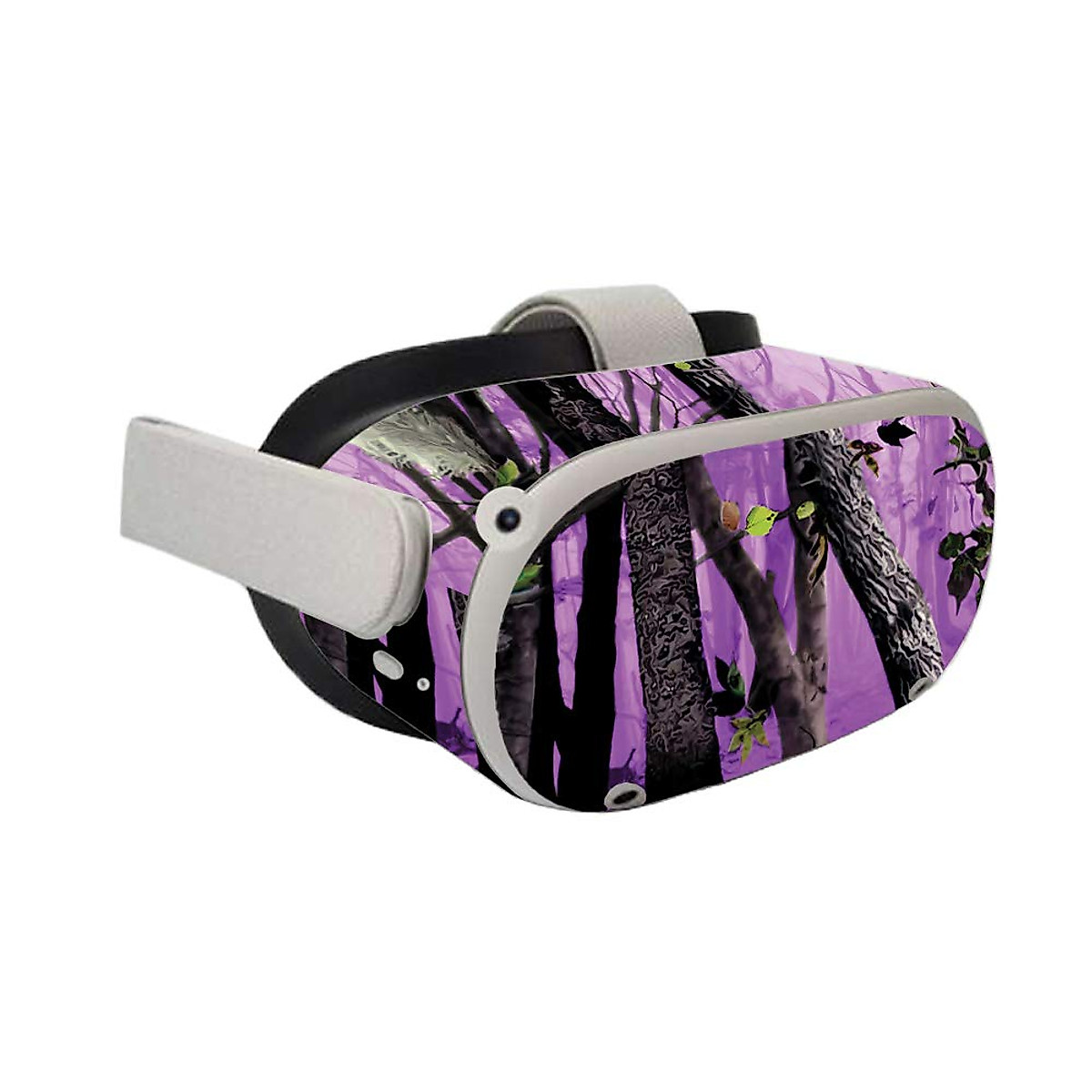 MightySkins Skin Compatible with Oculus Quest 2 - Purple Tree Camo | Protective, Durable, and Unique Vinyl Decal wrap Cover | Easy to Apply, Remove, and Change Styles | Made in The USA