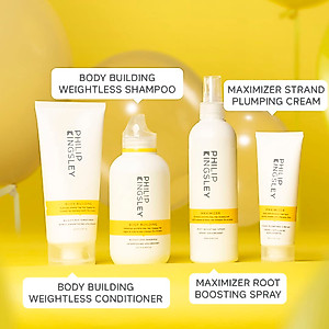 PHILIP KINGSLEY Body Building Volumizing Shampoo for Fine Hair, Women and Men, with Keratin, Volumizer Thickening Volume Hair Products, 8.5 oz