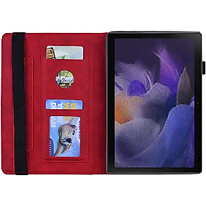 TIPOYOROO Case for Samsung Galaxy Tab A8 10.5 inch 2022 Case SM-X200/X205 Premium PU Leather Folio Stand Cover Flip Shell with Card