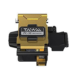 ORIENTEK Optical Fiber Cleaver Double Fixture High Precision Fiber Optic Cutting tools Wire Stripping Machine clivador fibra óptica 48,000 Cleaves (FC-30 Cleaver)