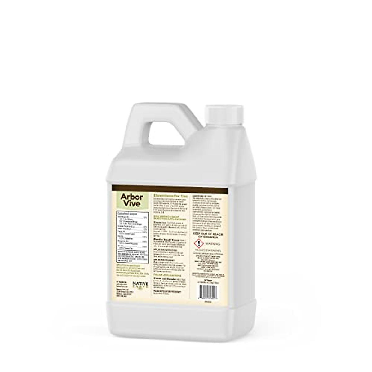 Native Earth ArborVive Fertilizer, 5-4-2, Tree Food, Shrub Fertilizer, Tree Enhancement, 64oz