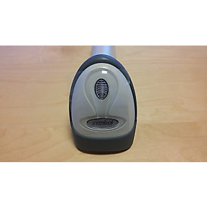Zebra/Motorola Symbol LS2208 Handheld Barcode Scanner, Includes Stand and USB Cord (White)