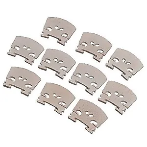 Lsgoodcare 10pcs Full Size 4/4 Violin Maple Bridge Violin Parts