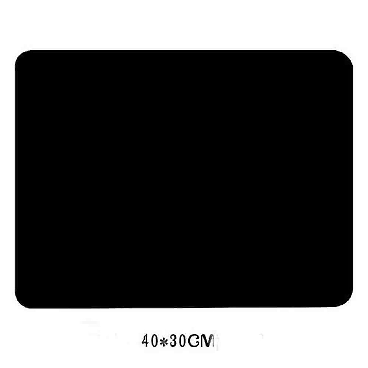 Black Silicone Student Table Mat, Countertop Place Mat, Large Oven Counter Children Table Mat, 15.7" 11.8"