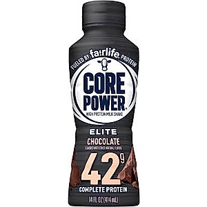 Fairlife Core Power High Protein Milk Shakes, Ready to Drink (6 Chocolate, 42g)