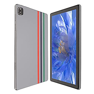 PUSOKEI 10.1 Inch Tablet PC,for Android 12,MT6750 8 Cores CPU,6G RAM 128G ROM 1960x1080 IPS Display Screen,2.4G/5G WiFi Calling Tablet,Front 8MP Rear 13MP Dual Camera(Grey)