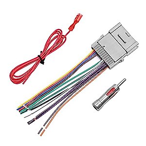 RDBS Auto Aftermarket Radio Wiring Harness Kit Stereo Wire Antenna Adapter Receiver Fit for Some Chevy GMC Buick Pontiac etc. Vehicles