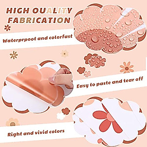 Kisston 90 Pieces Daisy Wall Decal Alphabet Vinyl Wall Decals Boho Wall Decal Daisy Stickers Boho Girls Groovy Floral Stickers for Kids Nursery Wall Art Bedroom Classroom (Classic,Daisy)