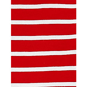 Simple Joys by Carter's Baby 3-Piece Snug-fit Cotton Holiday Pajama Set, Red Stripe/White Hearts, 18 Months