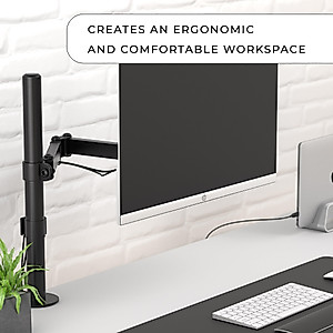 HumanCentric VESA Mount Adapter Compatible with HP M Series and 5 Series Monitors M22f M24f M24fd M24fw M24fwa M27f M27fd M27fq M27fw M27fwa and M32f 524sa 524sw 524sf 527sa 527sw 527sf and 532sf