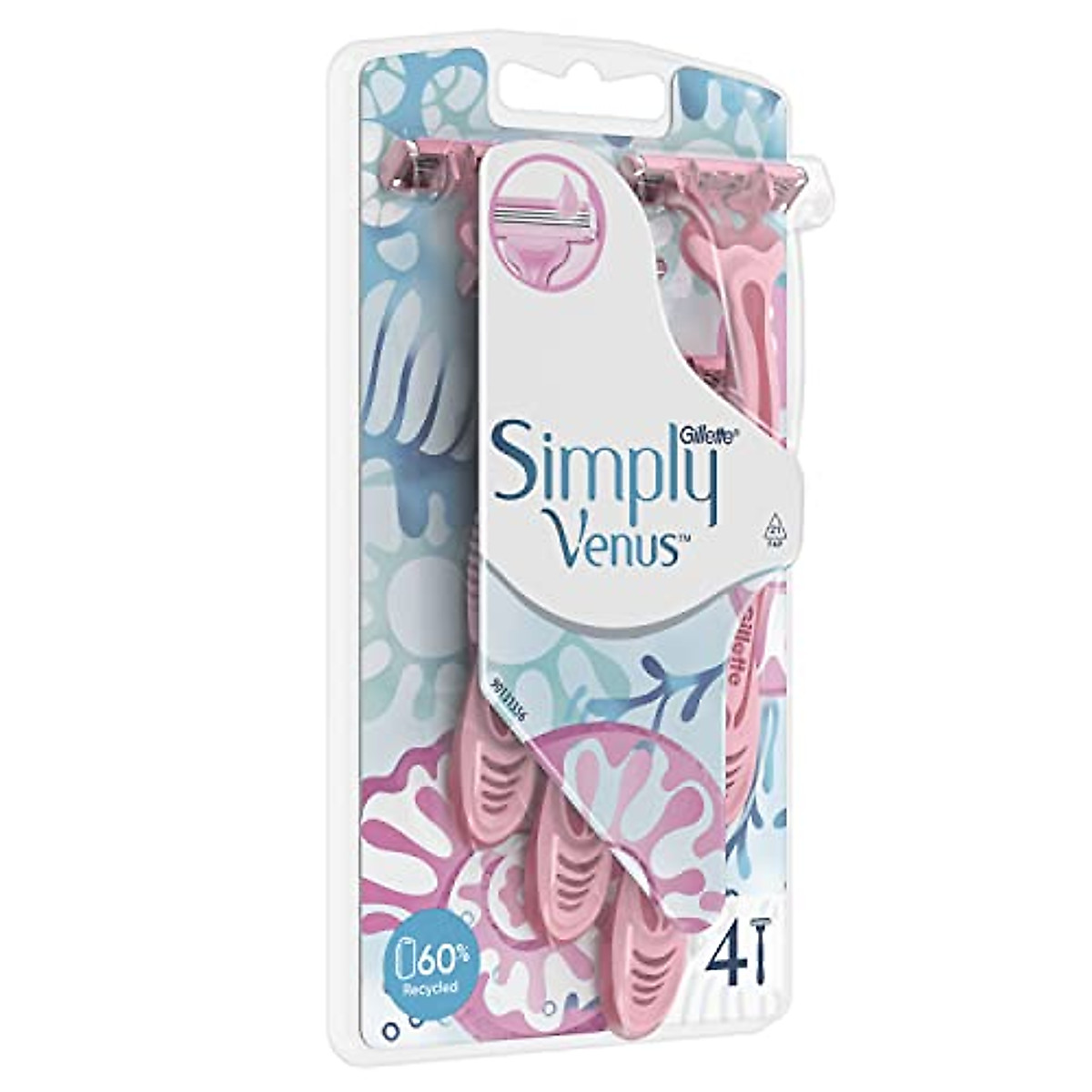 Venus - Simply3 Disposable Razors for Women - 4 Pieces