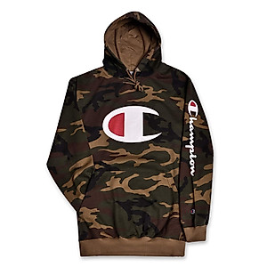 Champion Hoodie for Men Big And Tall Mens Oversized Pullover Fleece Sweatshirt Camo