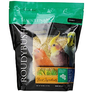 RoudyBush Daily Maintenance Bird Food, Crumbles, 44-Ounce, 2.75 lb (244CRDM)