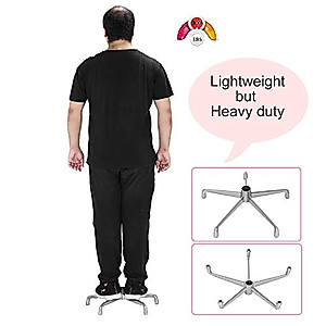 Kaleurrier Ergonomic Rolling Swivel Saddle Stool with Wheels,Hydraulic Pneumatic Lifting Height Adjustable Lightweight Chair for Clinic Hair Salon Massage Lab Kitchen Home Office (Black, Without Back)