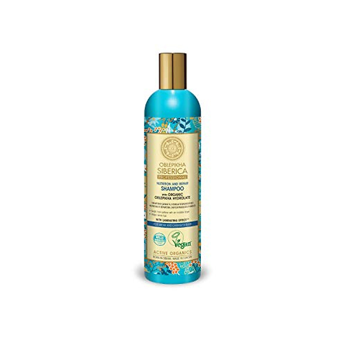 Natura Siberica Oblepikha Shampoo for Weak and Damaged Hair, 400 mL