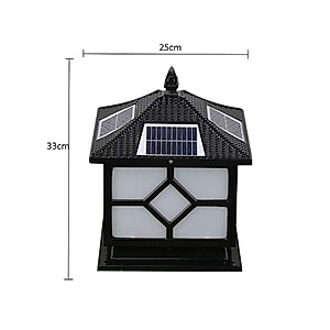 SMLZV Column Headlight,Chinese Style IP65 Waterproof Outdoor Stigma Lamp,Decking & Patio Lighting,Outdoor Lighting Accessories,for Home/Garden
