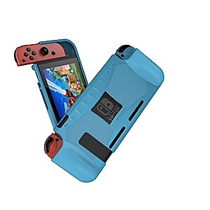 KRR Protective Case for Nintendo Switch Soft Silicone Full Body Protector Cover Shell with Shock-Absorption