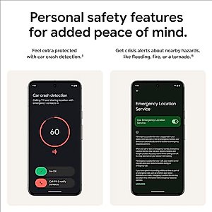 Google Pixel 8 - Unlocked Android Smartphone with Advanced Pixel Camera, 24-Hour Battery, and Powerful Security - Obsidian - 256 GB