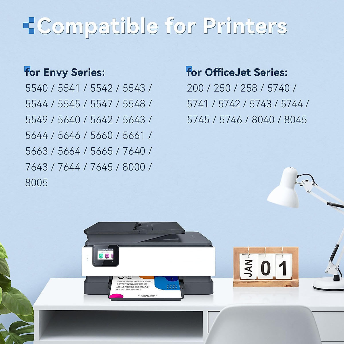 AAKIDInk Remanufactured Ink Cartridge Replacement for HP 62XL, Black